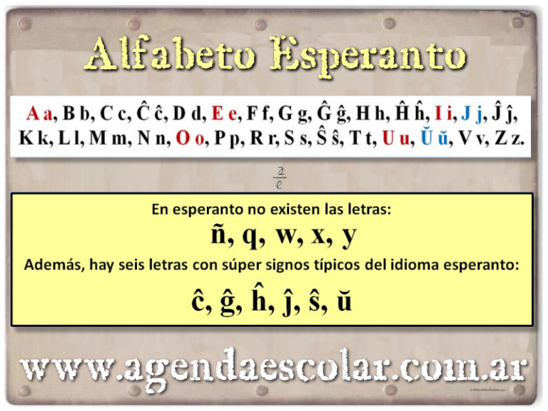 26 de Julio ~ Día Internacional del Esperanto – Agenda Escolar